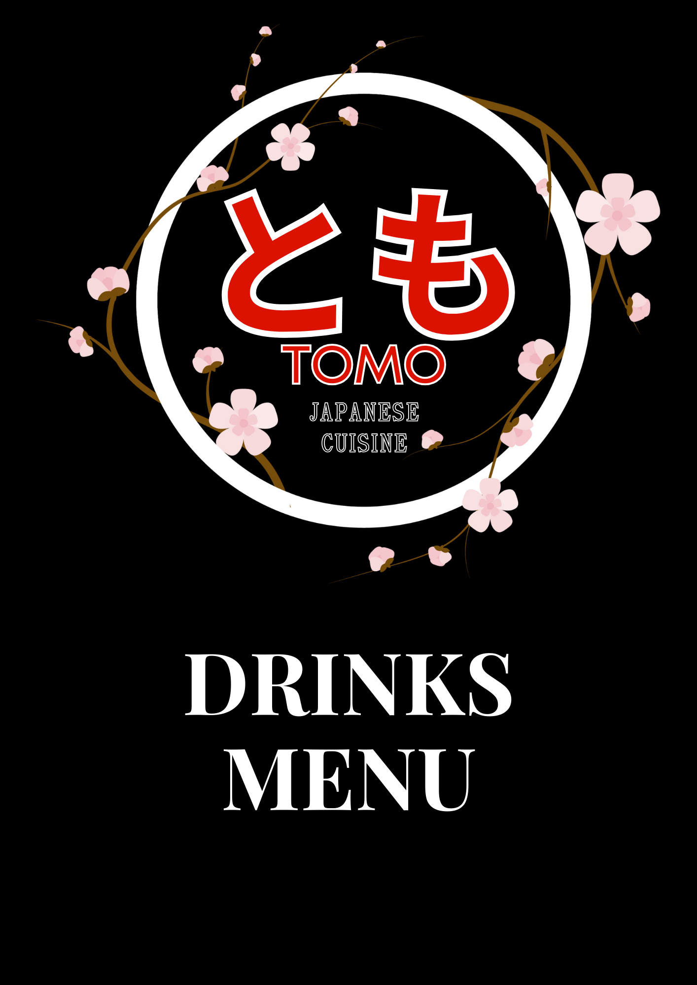 Drinks | Tomo Japanese Cuisines